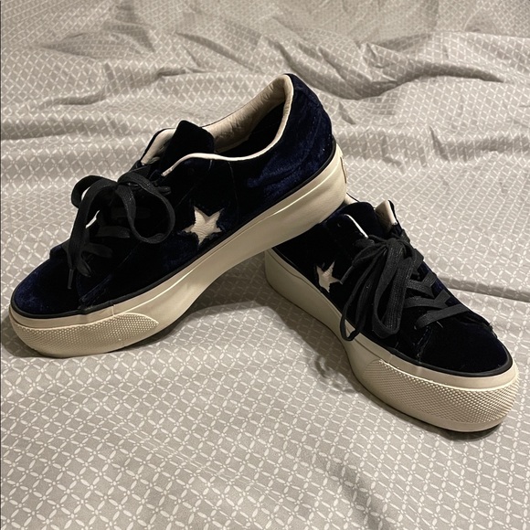 Converse All Stars | Shoes | Converse Velvet Sneakers | Poshmark